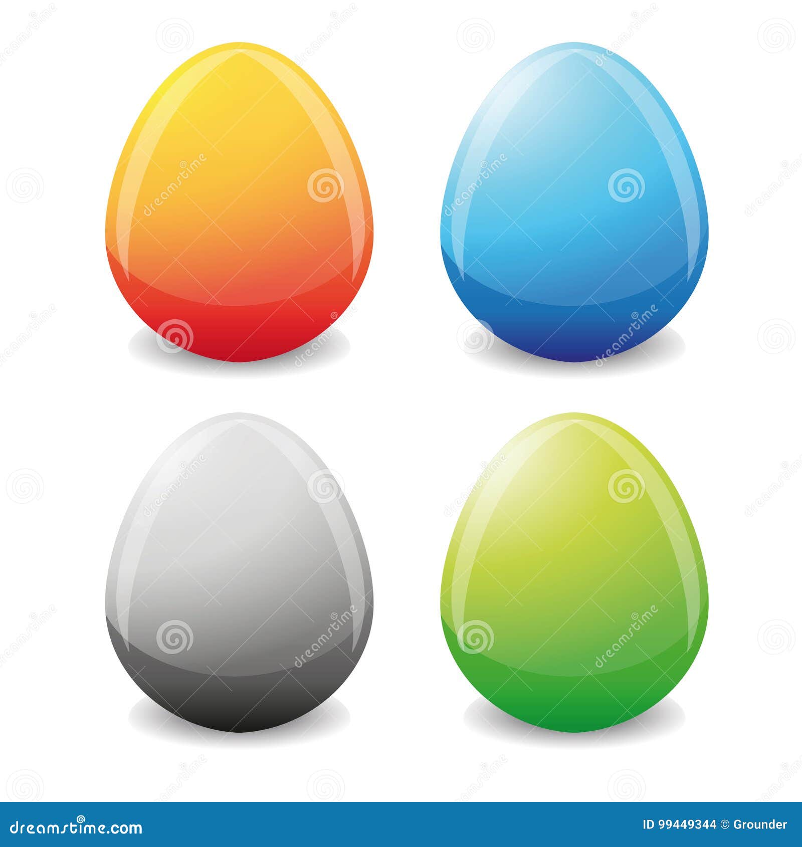 Abstract circle shapes set stock vector. Illustration of frame - 99449344