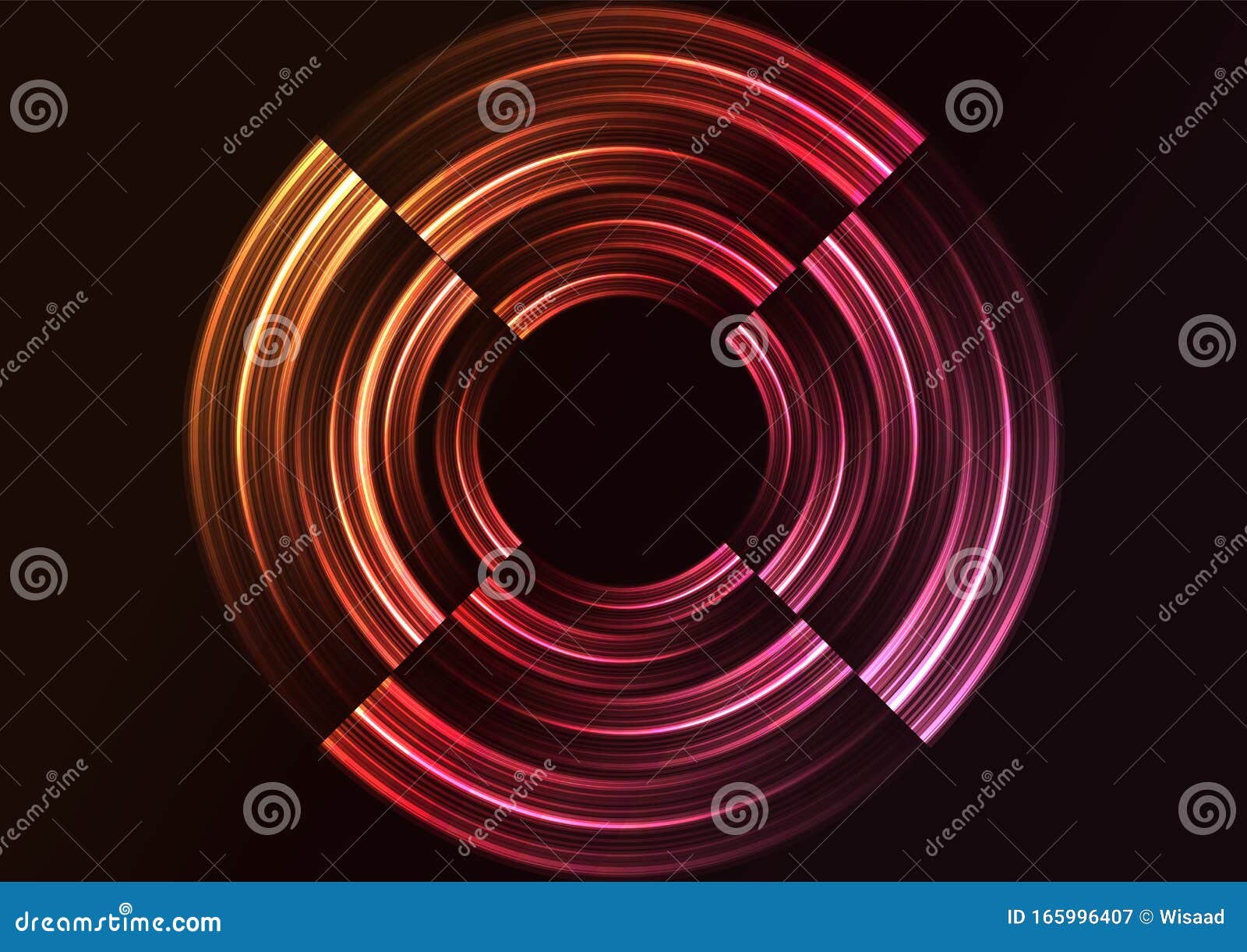 Abstract Circle Slice Layer Background Stock Vector - Illustration of ...
