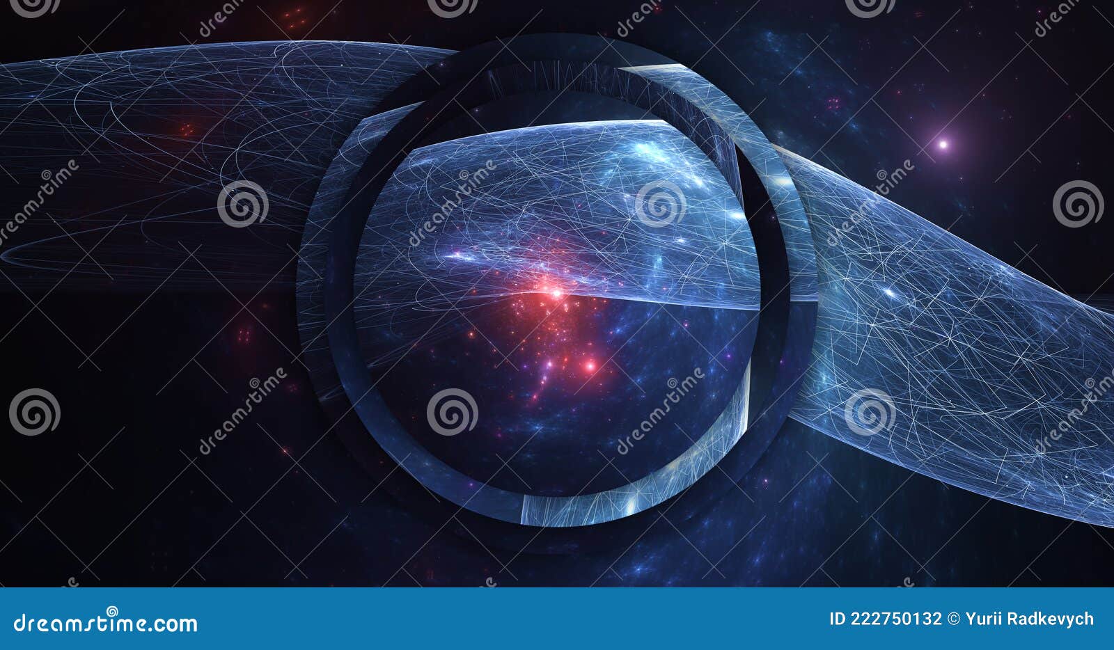 Abstract Circle Space Background #10 Stock Illustration - Illustration ...