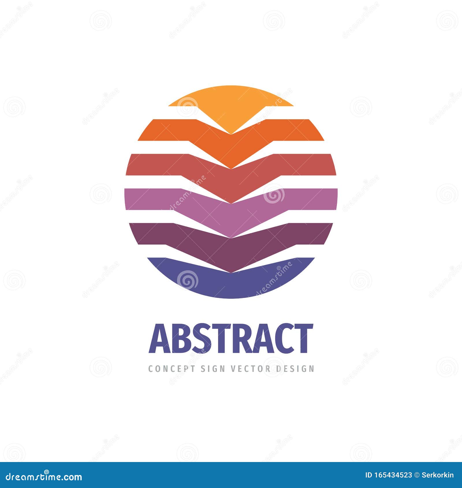 Circle Sphere Arrow Logo Concept Design. 3D Symbol Graphic Template ...