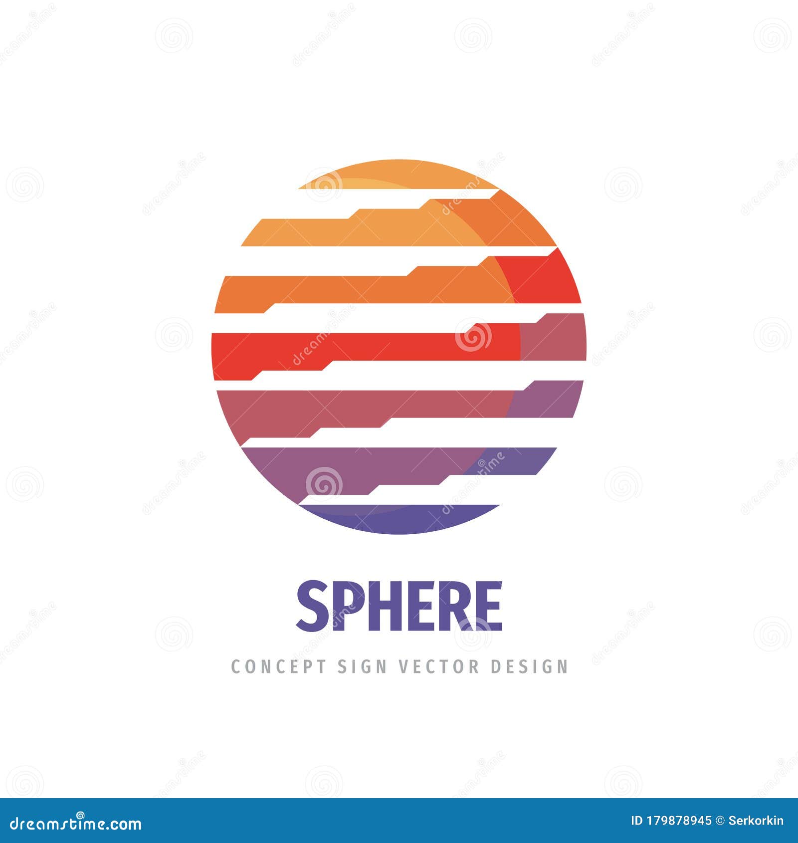 Abstract Circle Sphere - Vector Business Logo Design. Solution ...