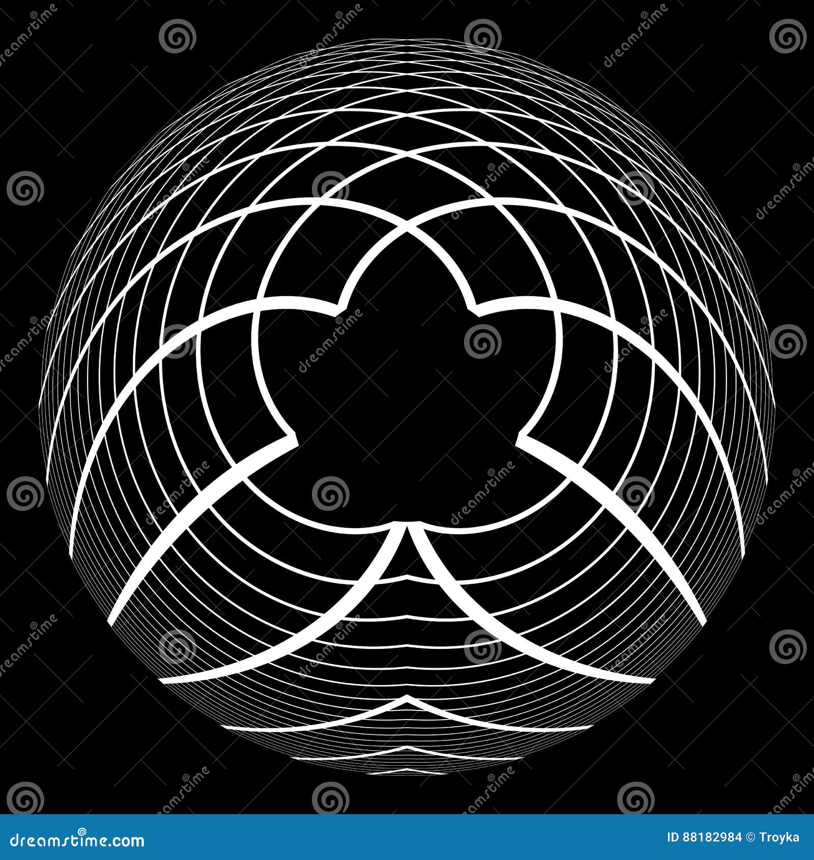 Abstract Circle Spherical Design Element. Stock Vector - Illustration ...