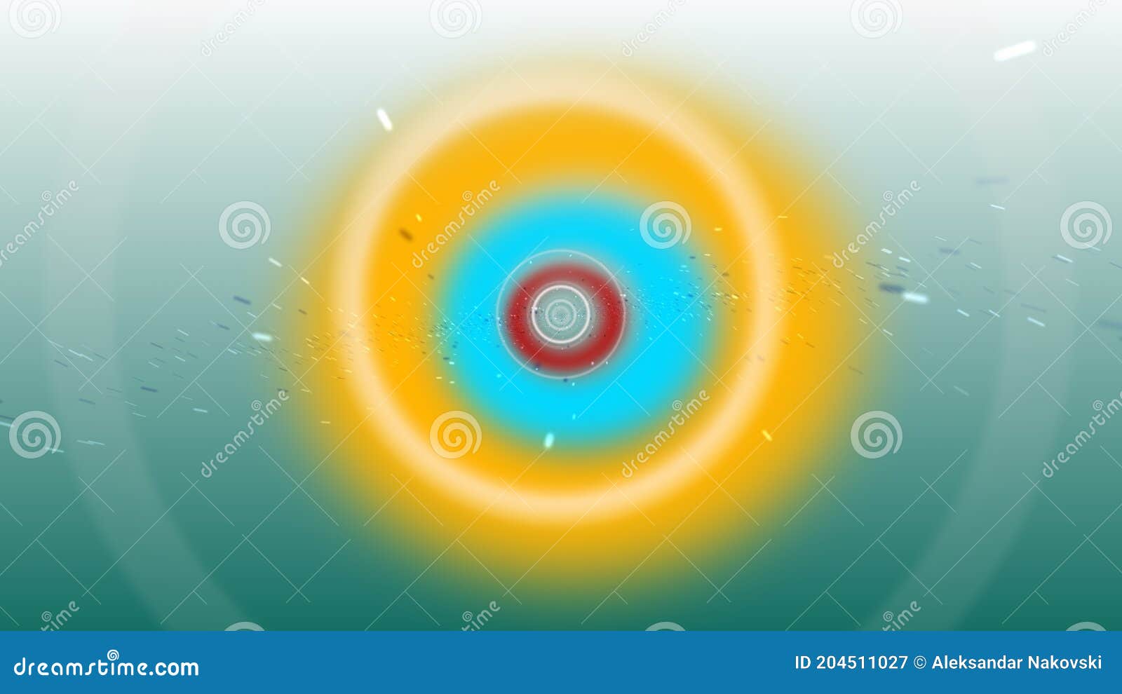 Abstract Circle Spiral Particle Background Stock Illustration ...