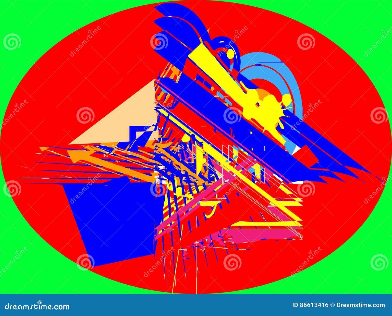 Circle square design stock vector. Illustration of cool - 86613416