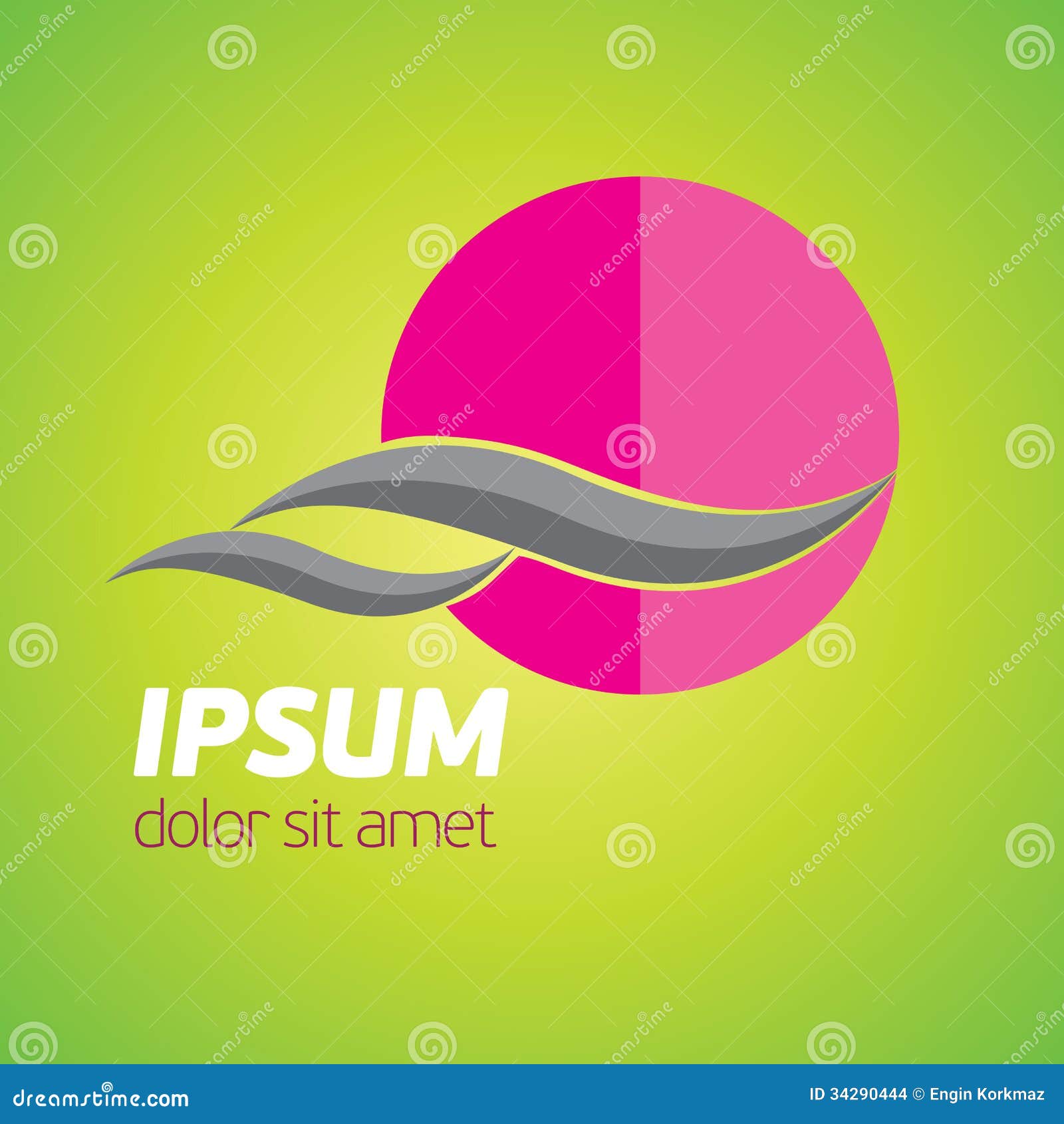 Abstract circle symbol stock vector. Illustration of company - 34290444