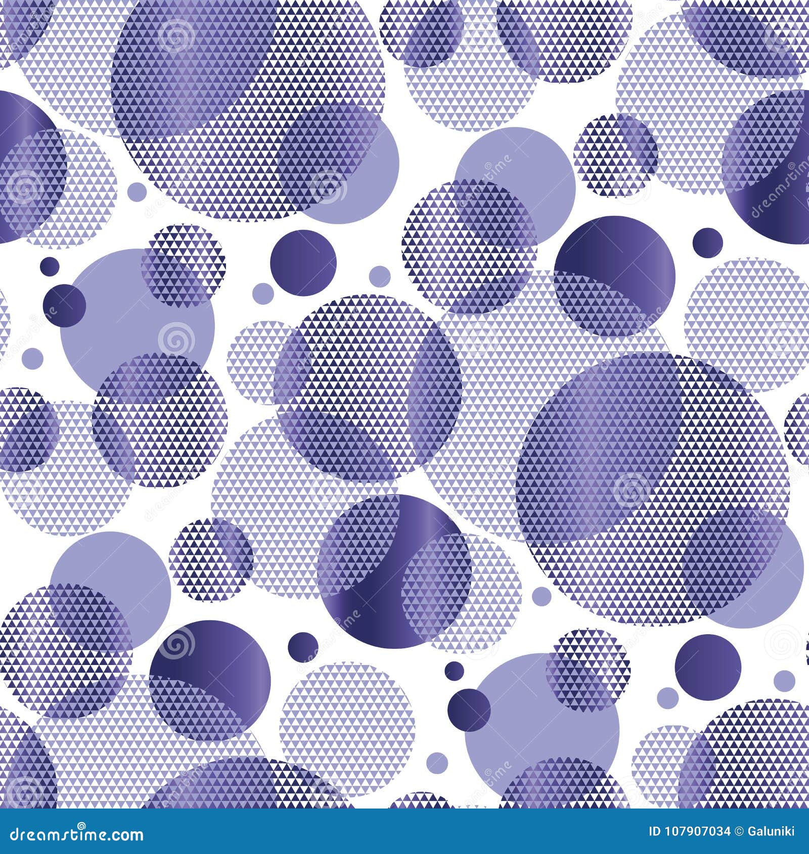 Abstract Circle Textured Geometry Repeatable Motif Stock Vector ...