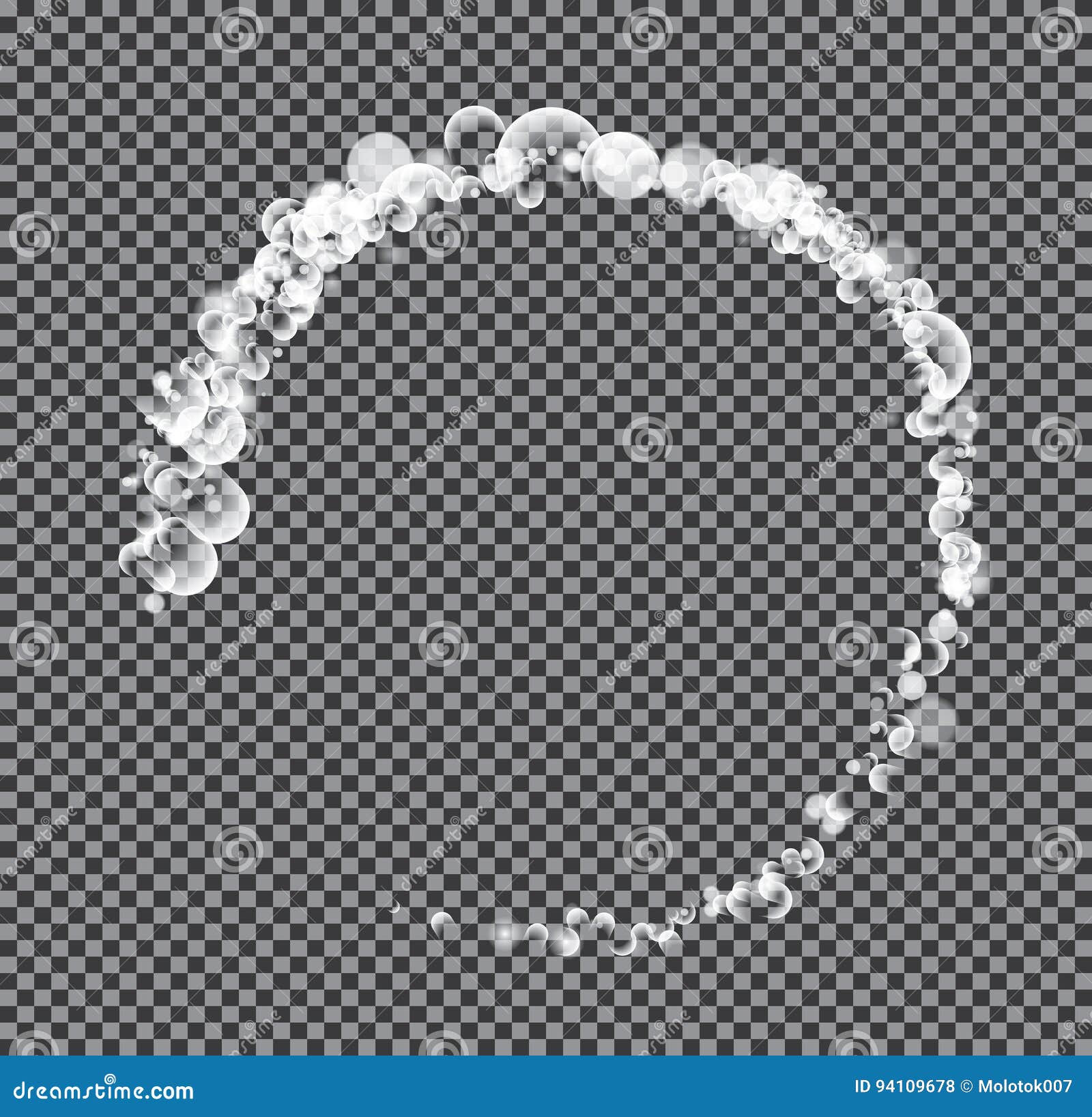 Abstract Circle on Transparent Background. Stock Vector - Illustration ...