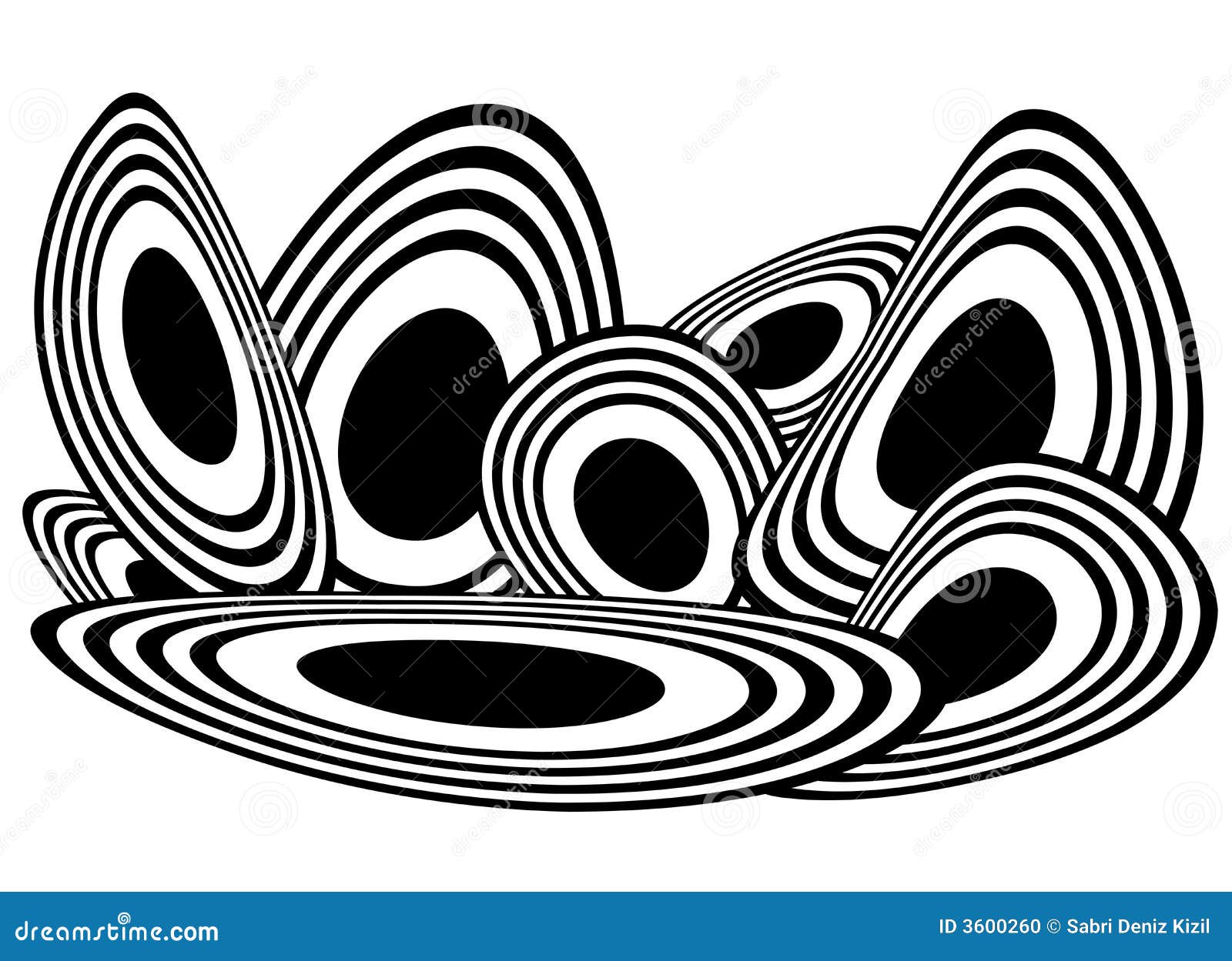 Abstract circle vector stock vector. Illustration of outlines - 3600260