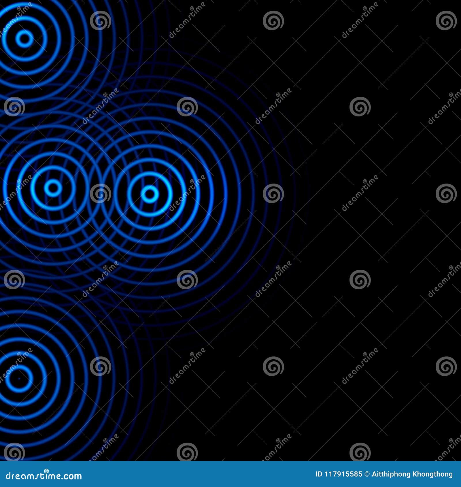 Abstract Circle Vortex Dark Blue Background Stock Illustration ...