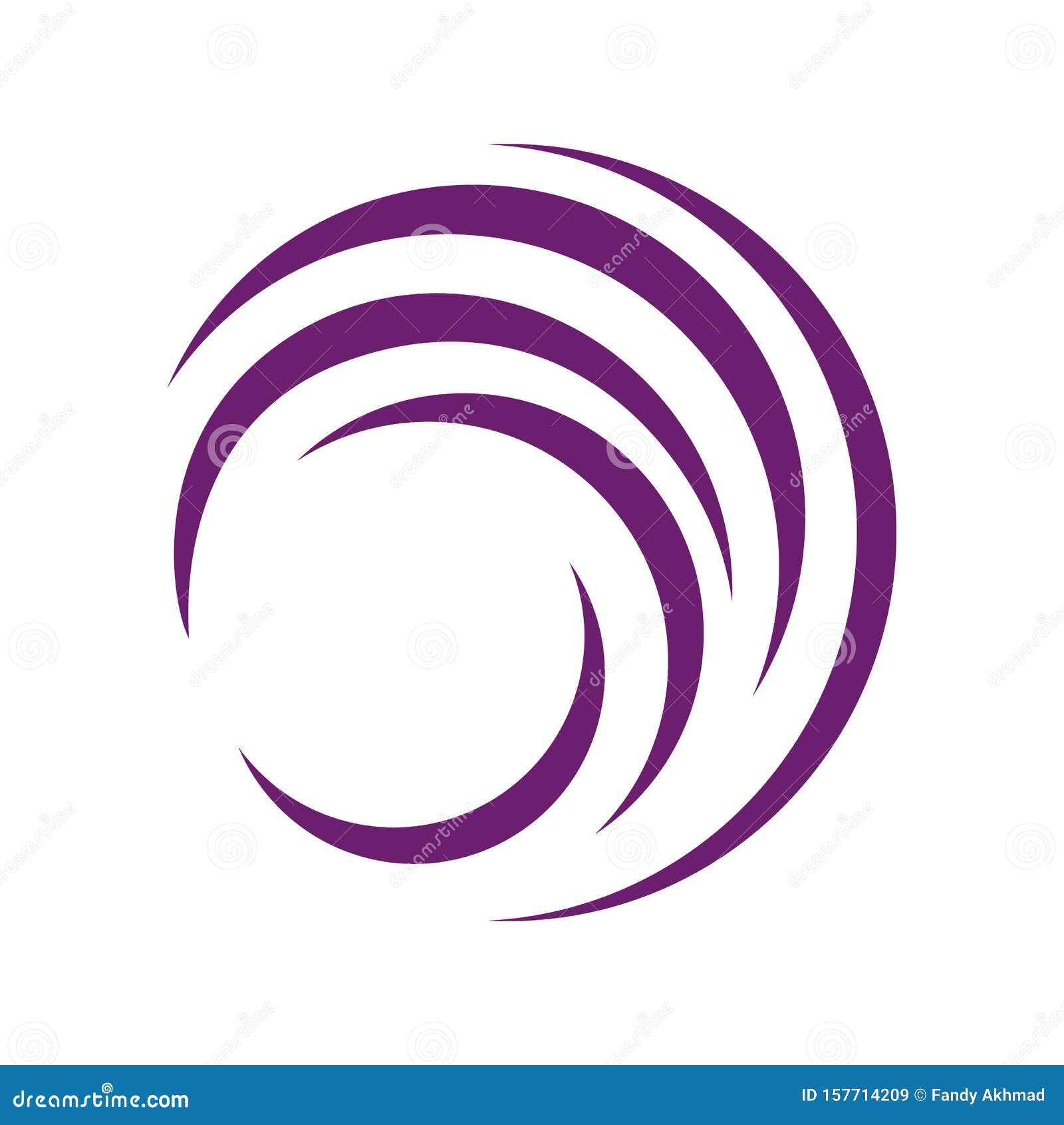 Abstract Circle Vortex Logo Design Vector Element Illustration Stock Vector - Illustration of ...
