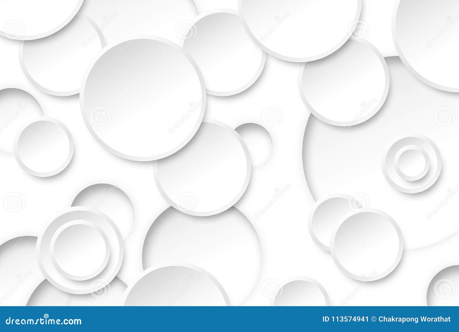 Abstract Circle White Color on Background Texture. Stock Illustration ...