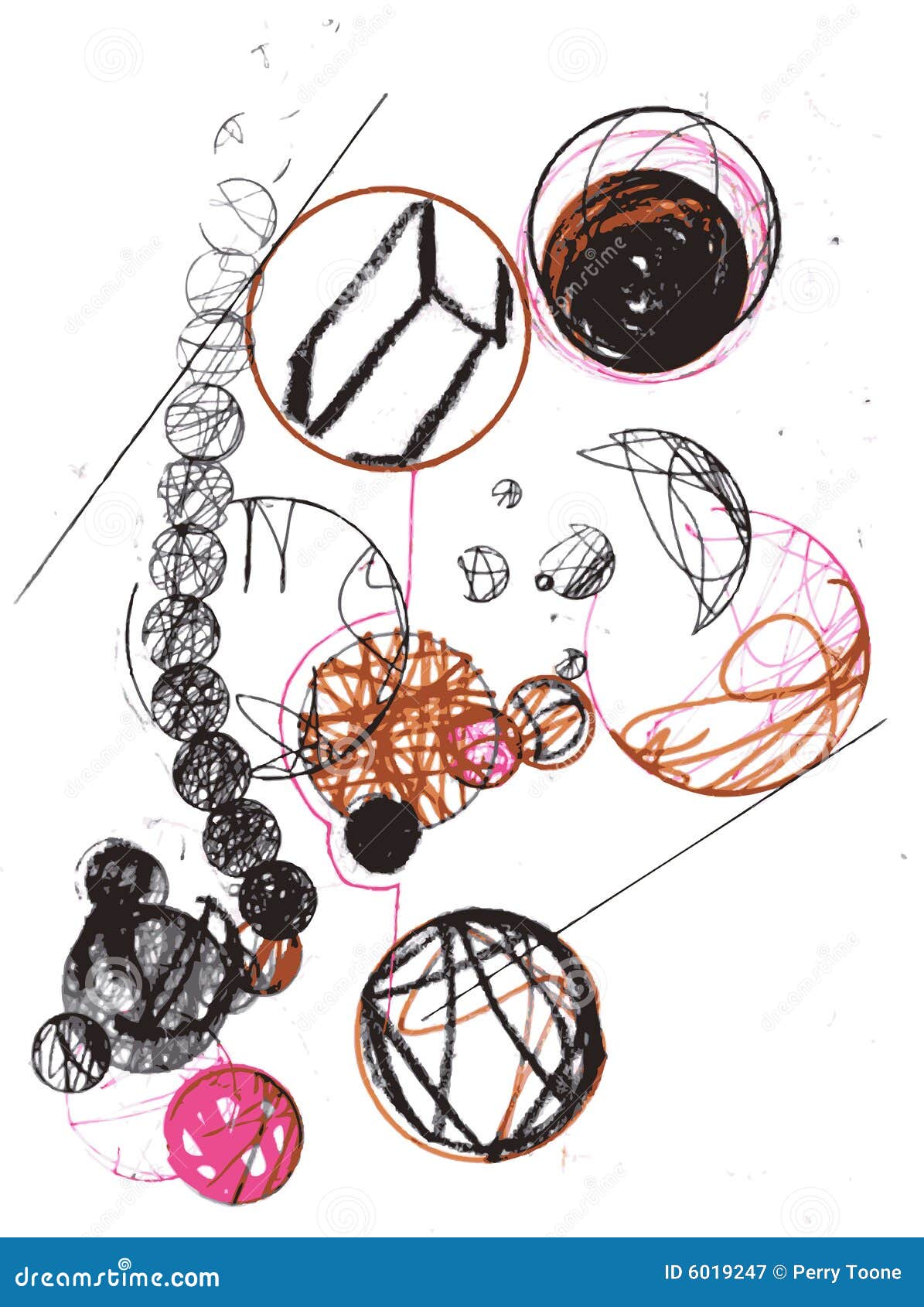 Abstract Circles stock vector. Illustration of geometry - 6019247