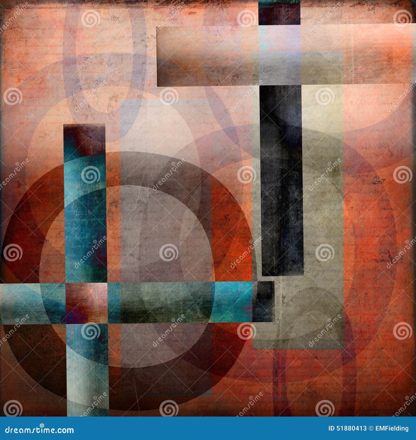 Abstract with Circles and Crosses Stock Image - Image of crosses ...