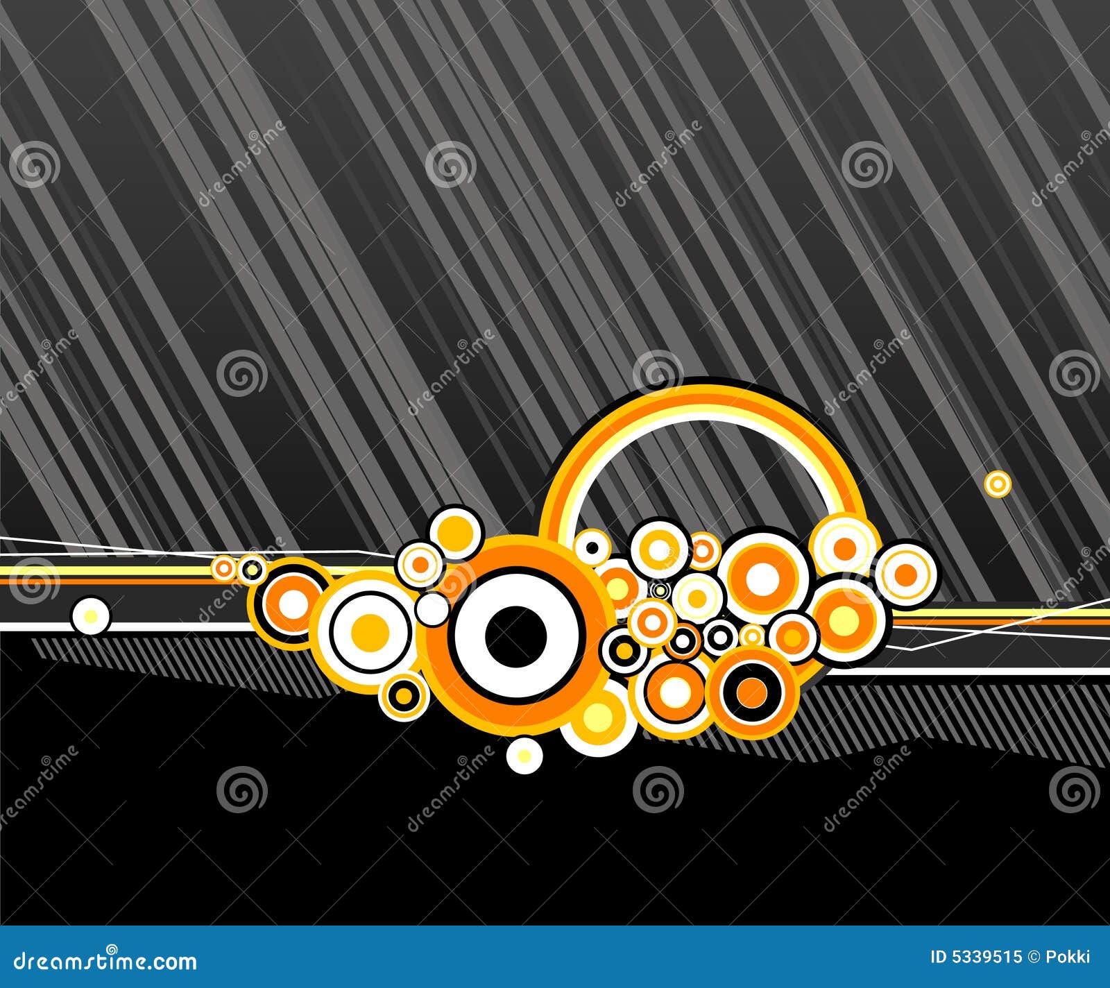 Abstract Circles with Lines. Stock Vector - Illustration of abstract ...
