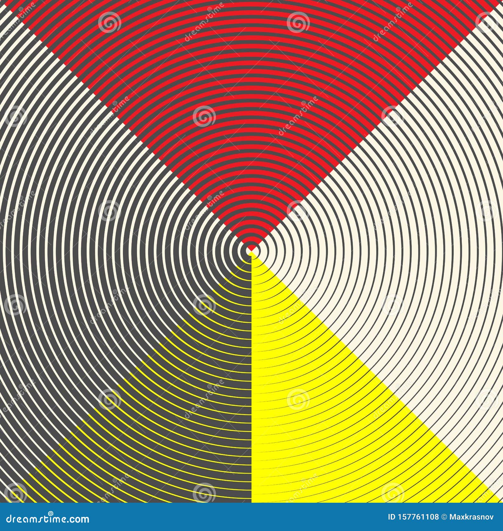 Circlular Pattern. Conceptual Geometric Background Stock Vector ...