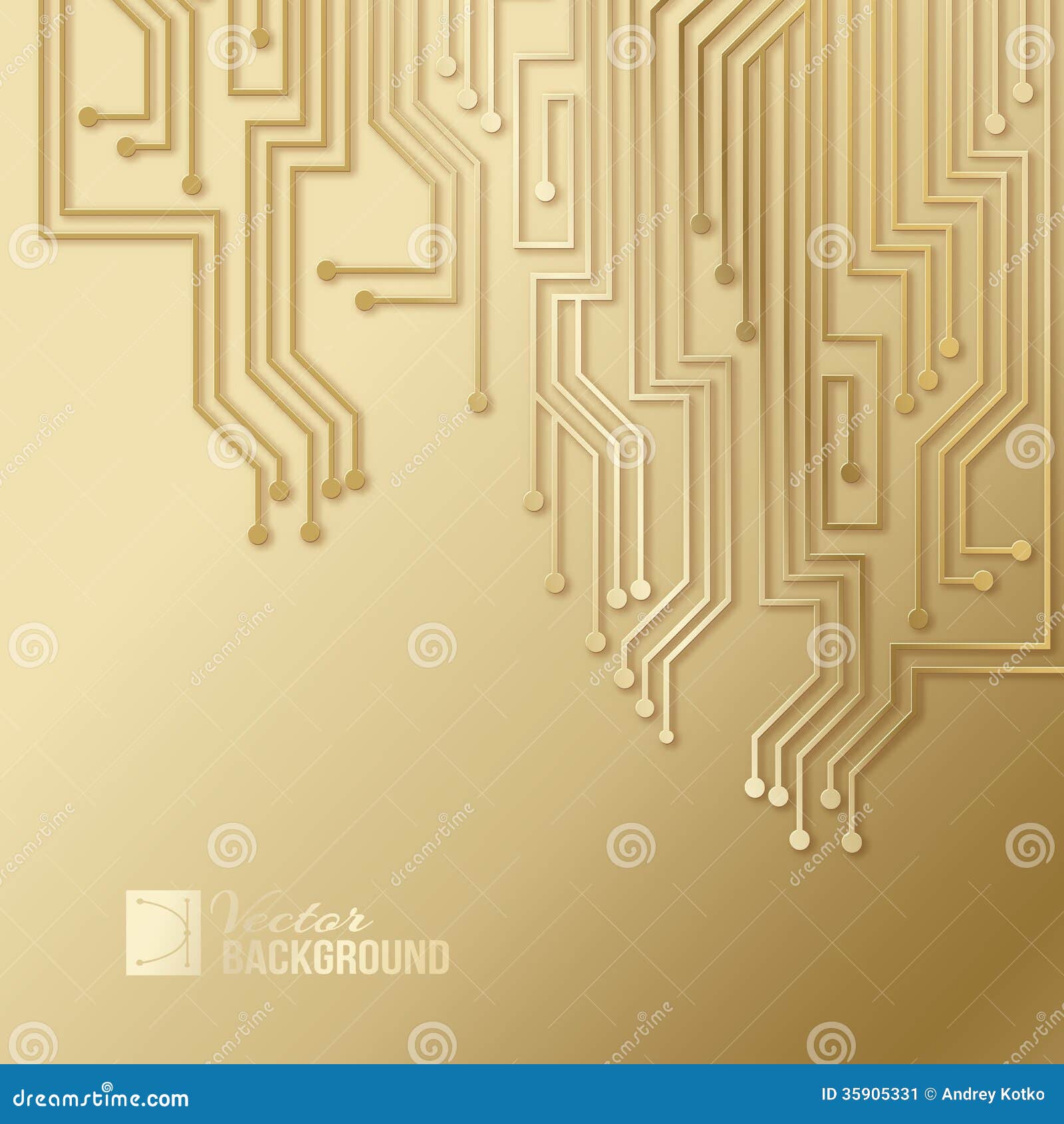 Abstract Circuit Background. Stock Vector - Illustration of digital ...