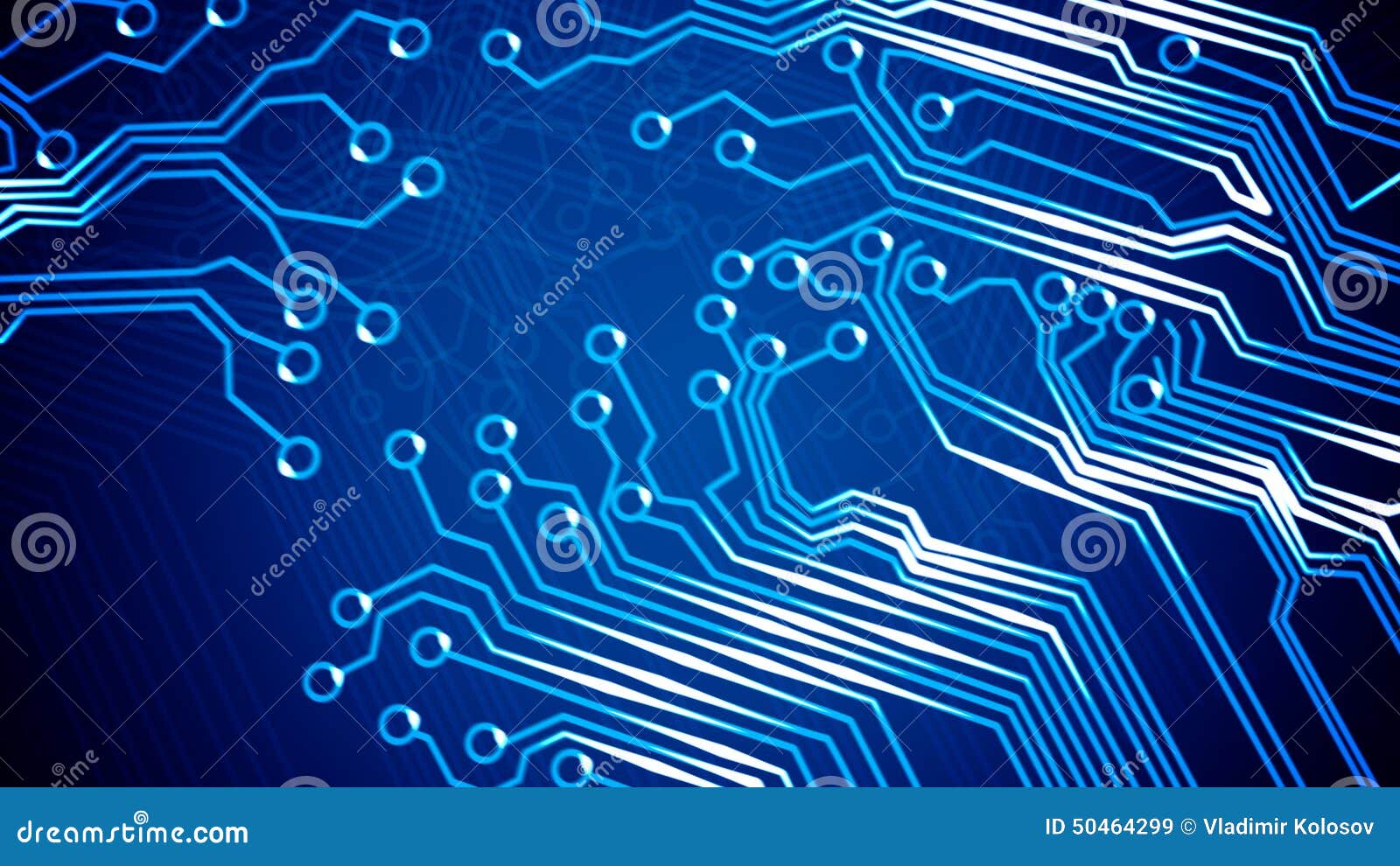 Abstract Circuit Board. Stock Illustration - Image: 50464299