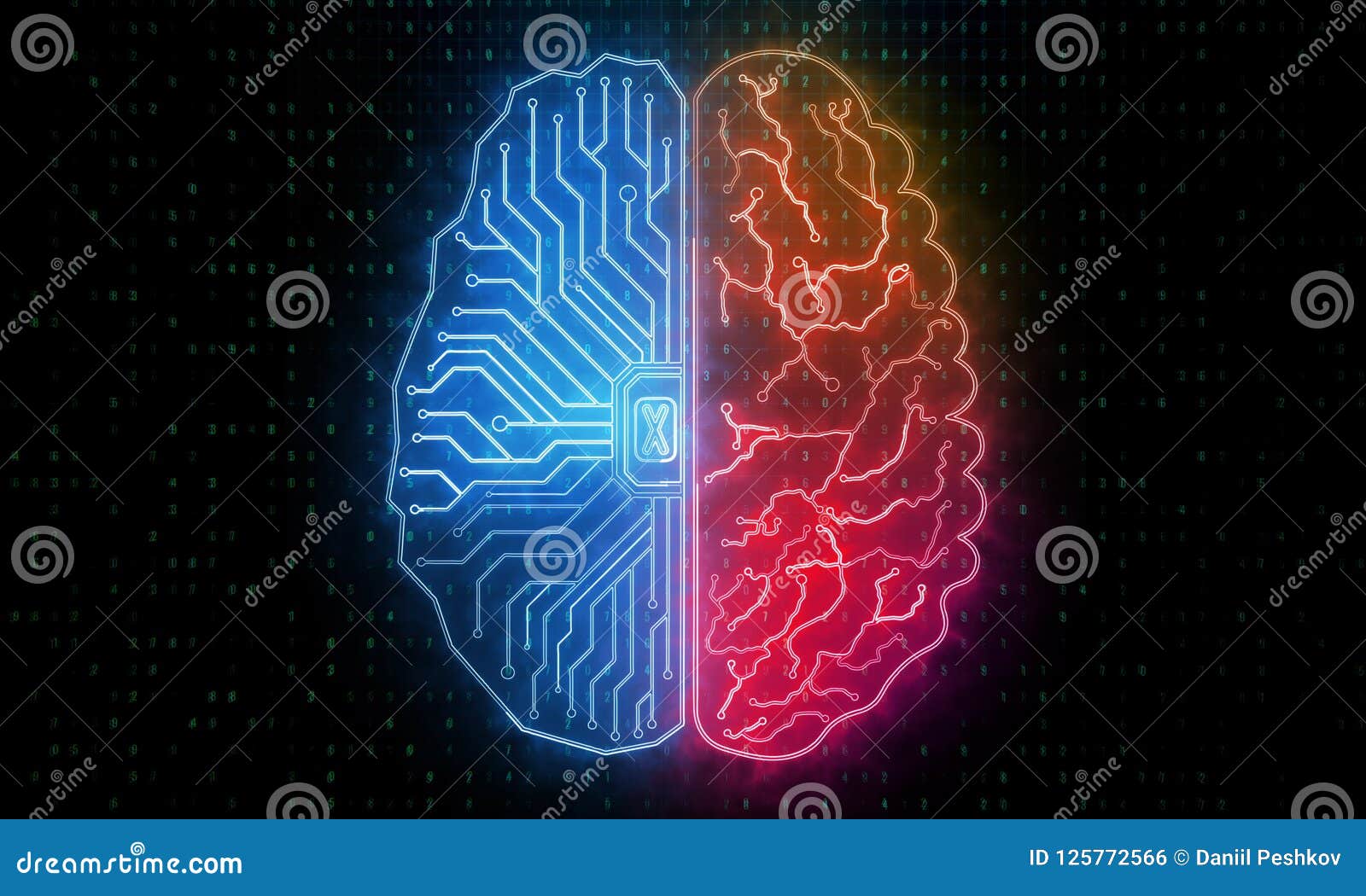 Brain. Background With Brain. The Concept Of Thinking. Brain Neurons ...