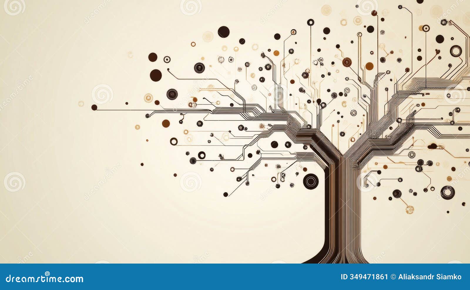 Abstract Circuit Tree Design Symbolizing Technological Growth and ... Abstract Circuit Tree Design Symbolizing Technological Growth and ...