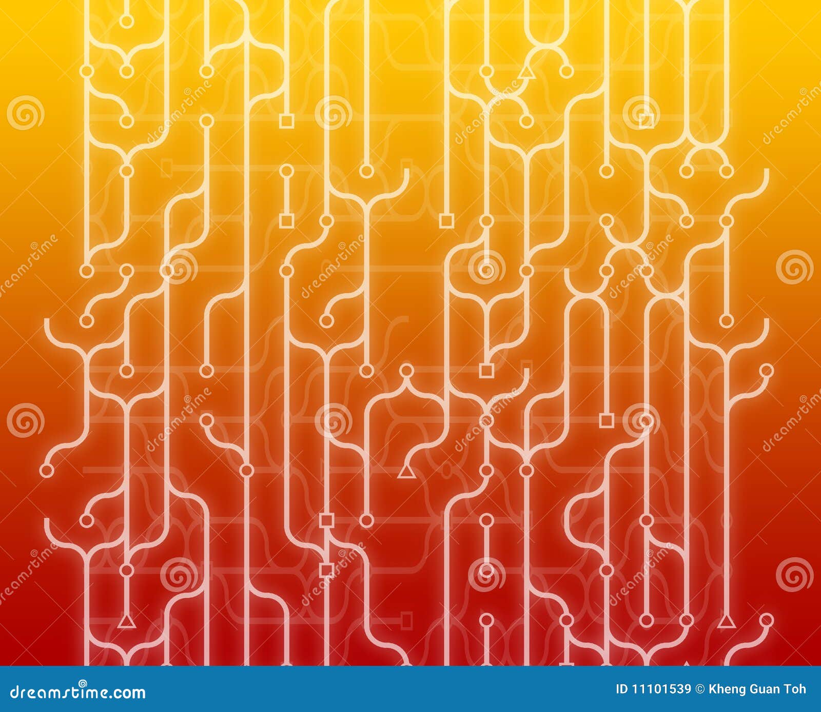 Abstract circuitry stock illustration. Illustration of connection ...