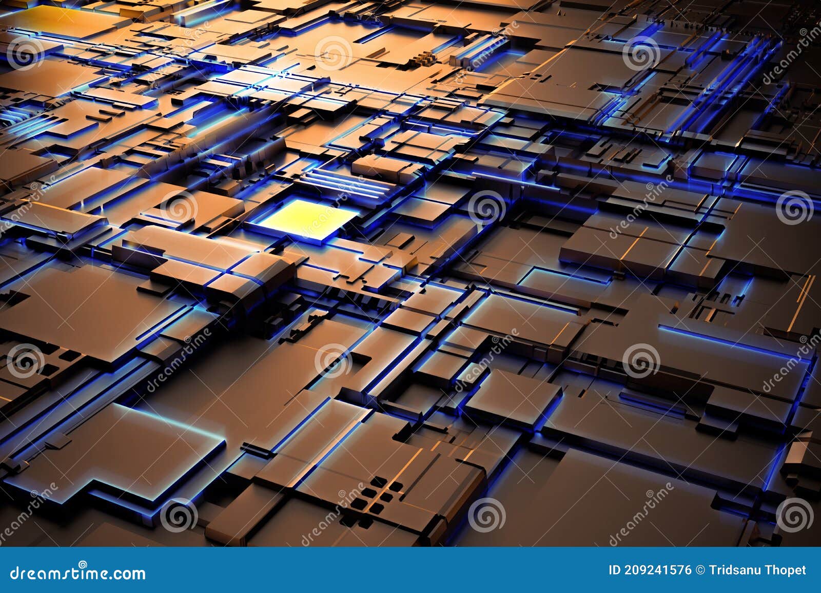 Abstract Circuits Connection, Futuristic City Scape and Transportation ...