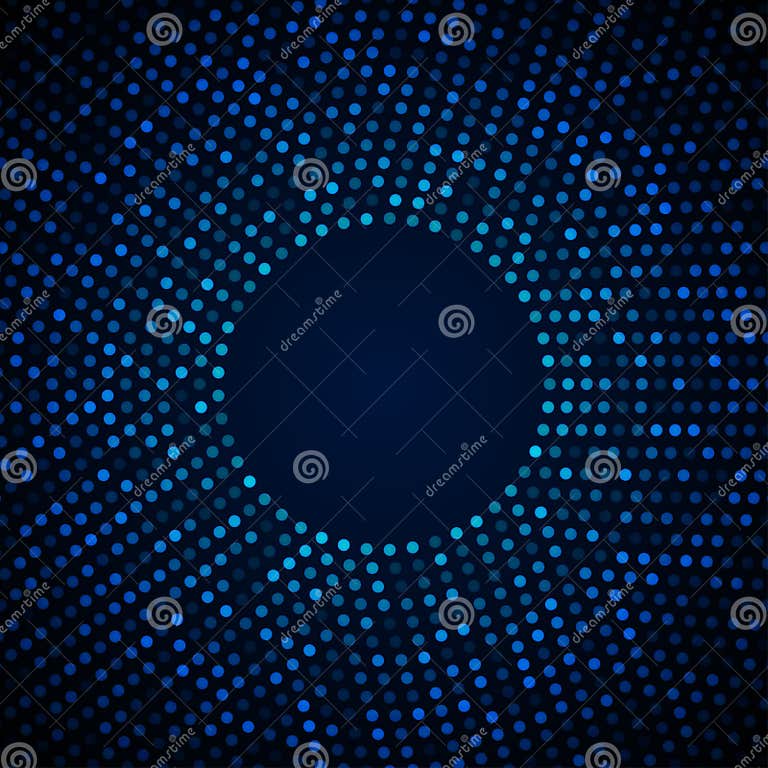 Abstract Circular Blue Background. Stock Vector - Illustration of ...