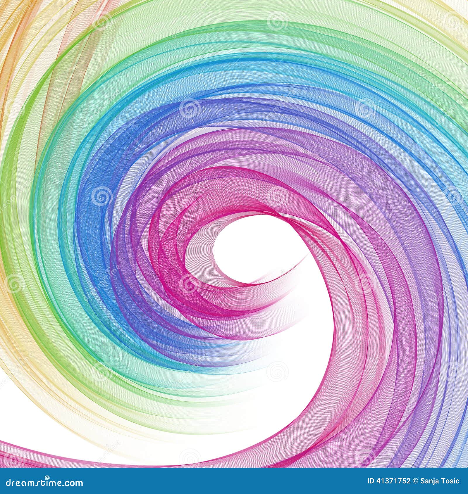 Abstract Circular Composition Stock Illustration - Illustration of line ...