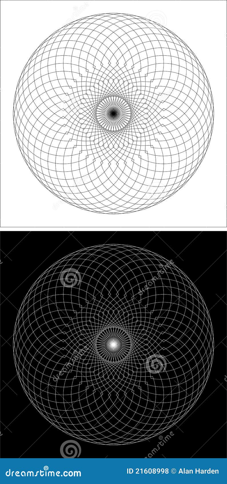 Abstract circular design stock vector. Illustration of donut - 21608998