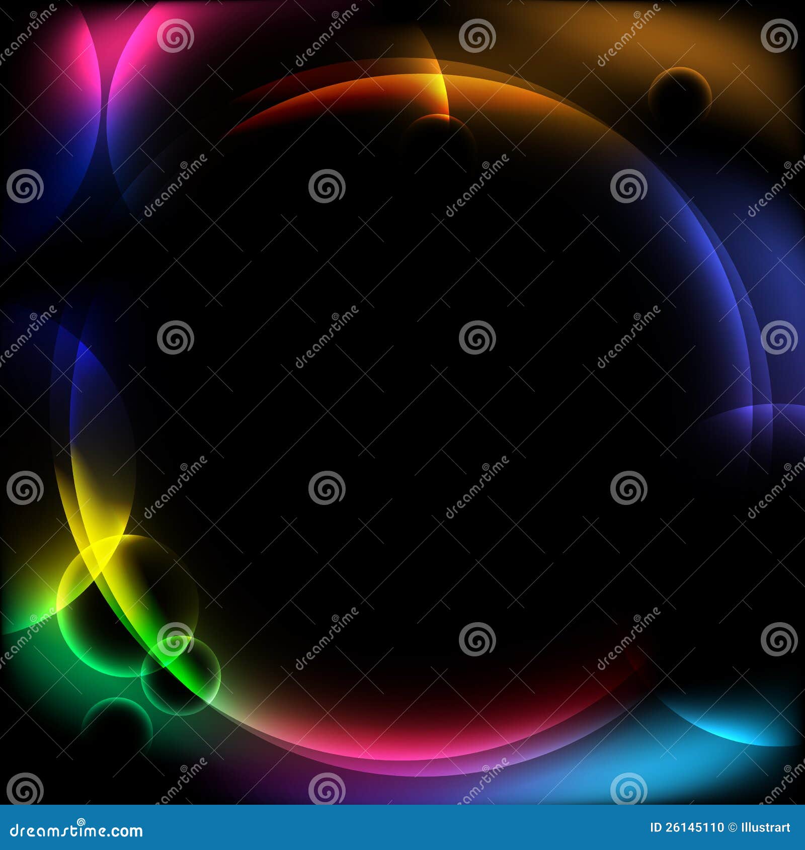 Abstract Circular Design Background Stock Vector - Illustration of ...