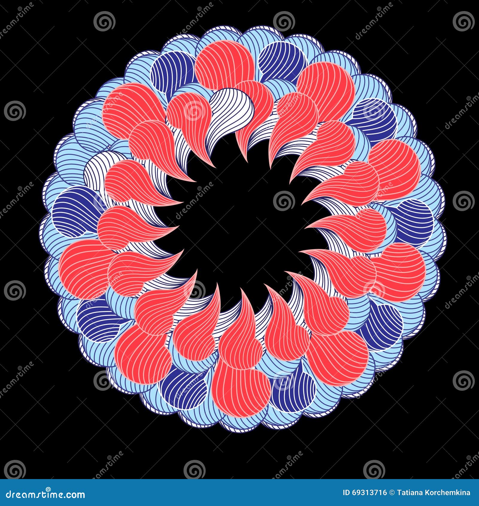 Abstract circular element stock vector. Illustration of creative - 69313716
