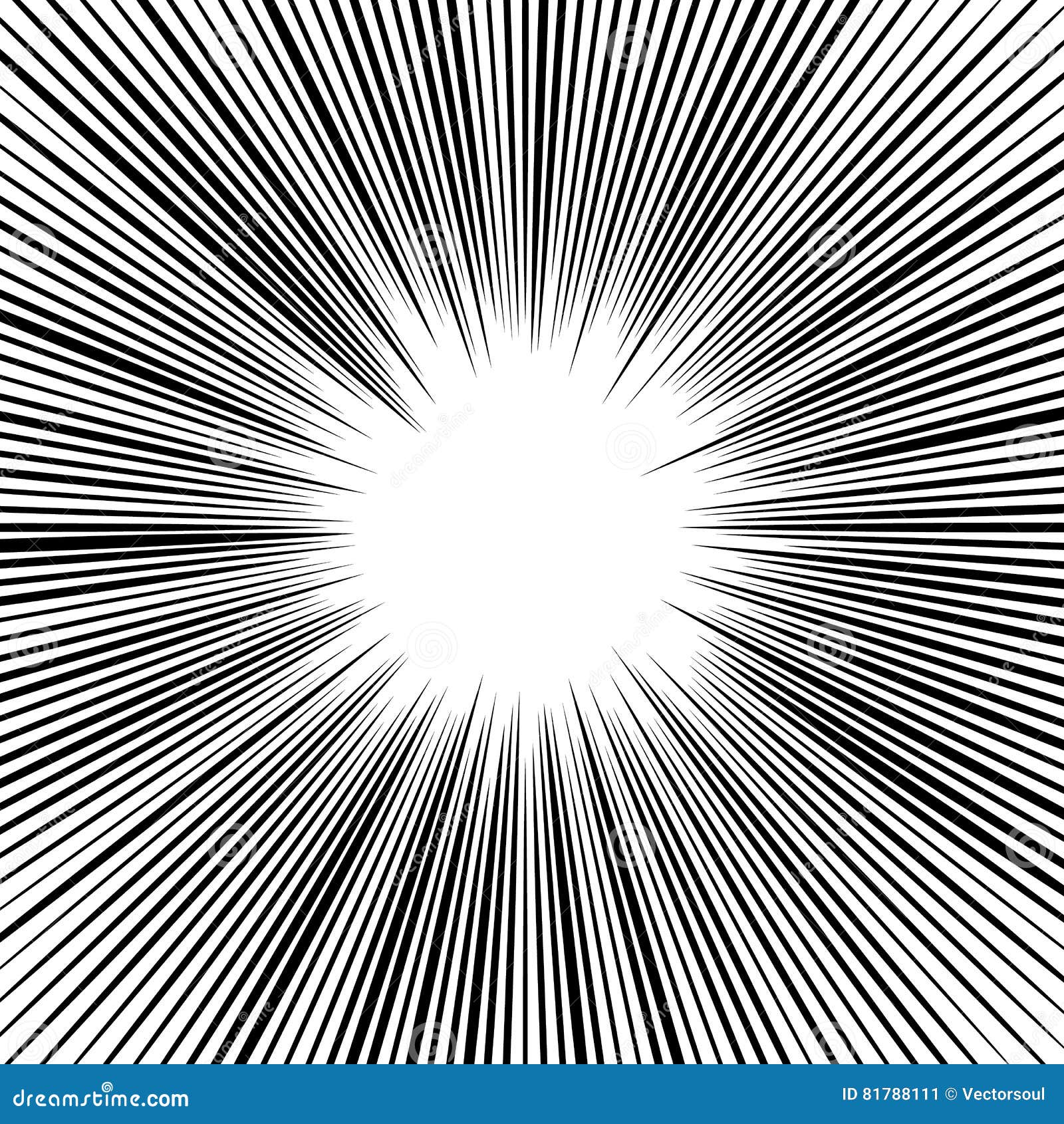 Abstract Circular Element, Radial Lines Shape. Geometric Element Stock ...