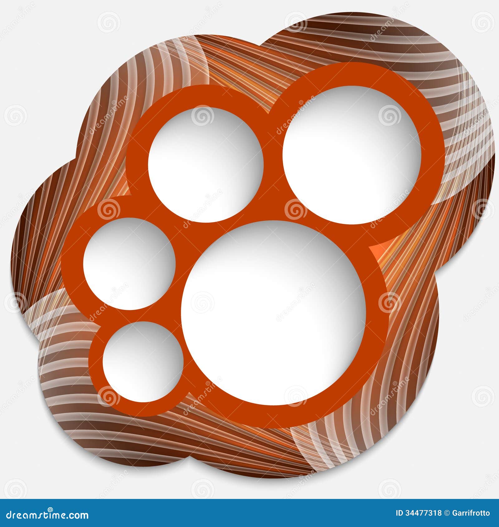 Abstract circular frames stock vector. Illustration of concepts - 34477318