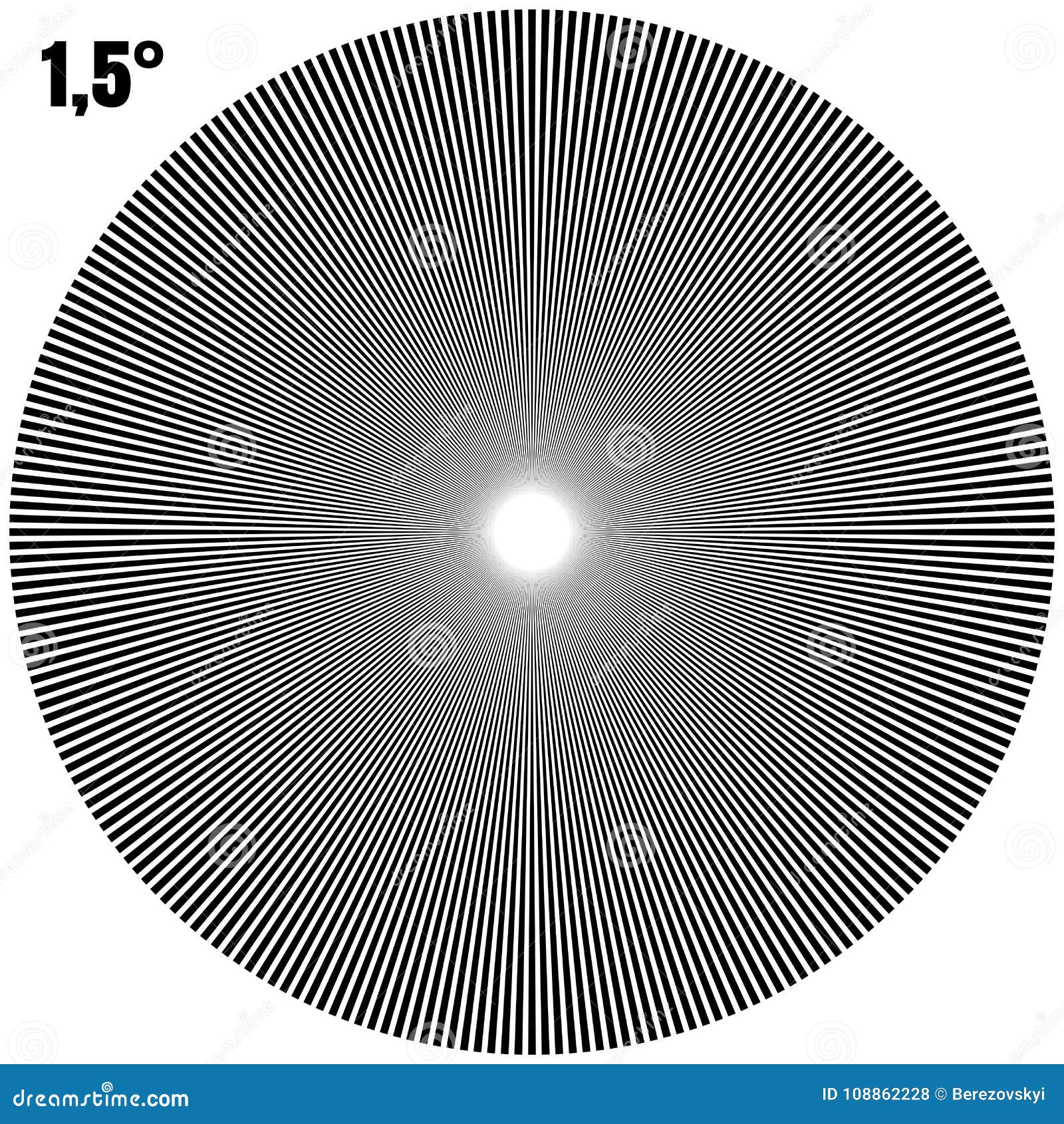Abstract Circular Geometric Burst Rays on White. EPS 10 Vector Stock ...