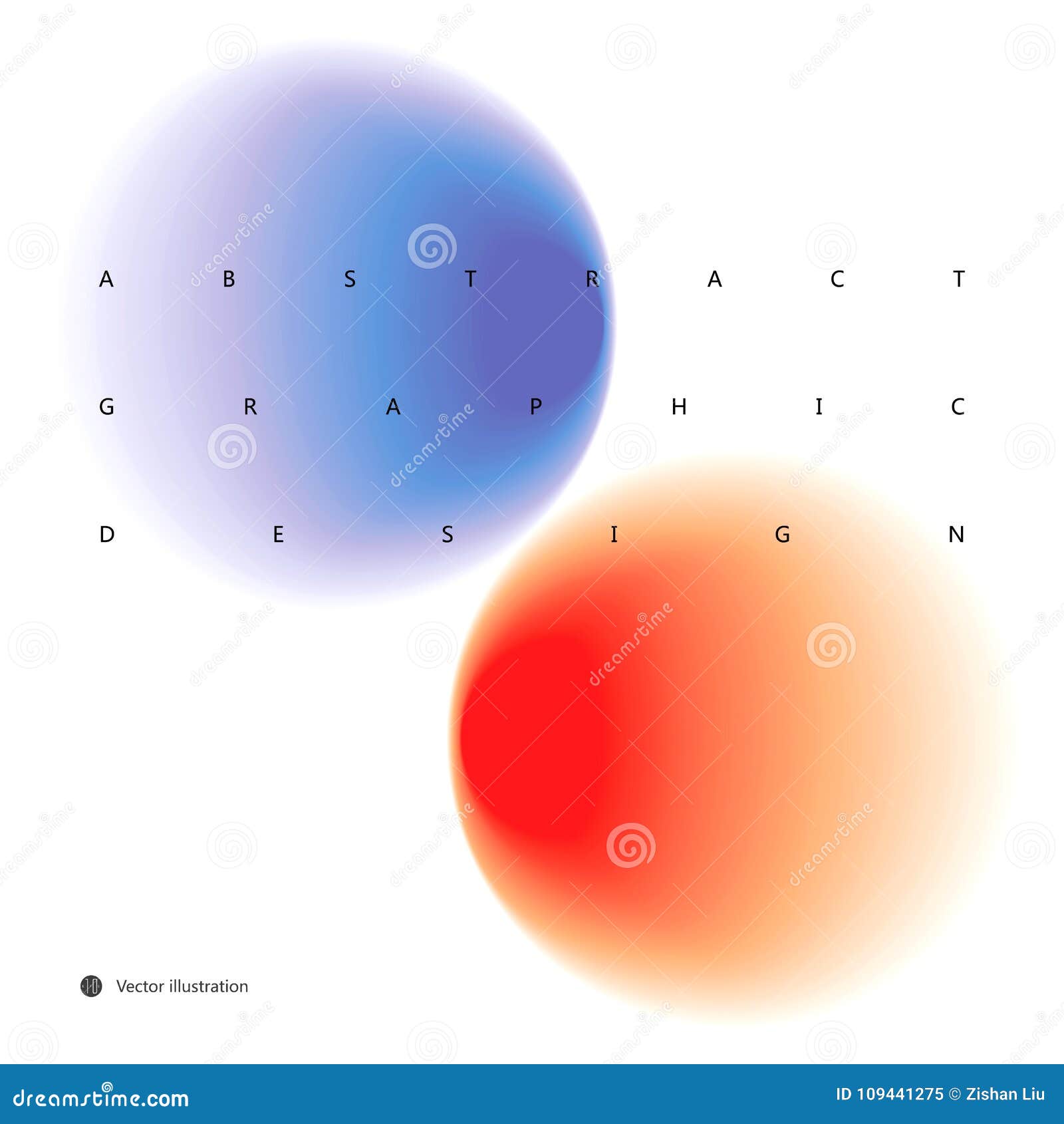 Abstract Circular Graphic Design. Stock Illustration - Illustration of ...