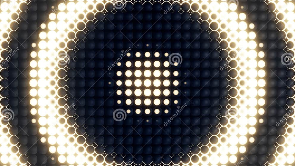 Abstract Circular Light Pattern by LEDs for Futuristic and Stylish ...