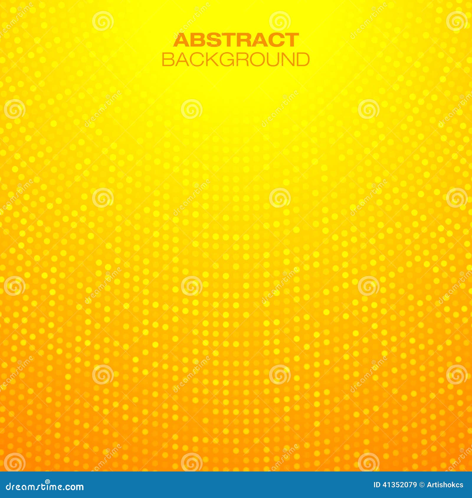 Abstract Circular Orange Background Stock Vector - Illustration of ...