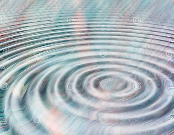 Abstract circular ripple stock illustration. Illustration of colours ...