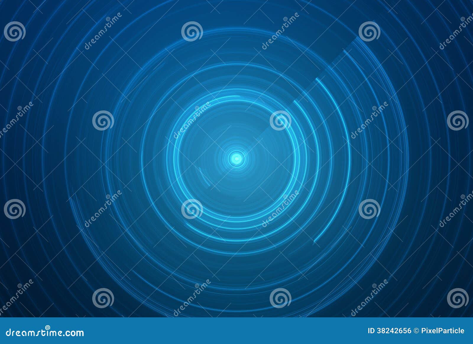 Abstract Circular Science Fiction Futuristic Background Stock ...