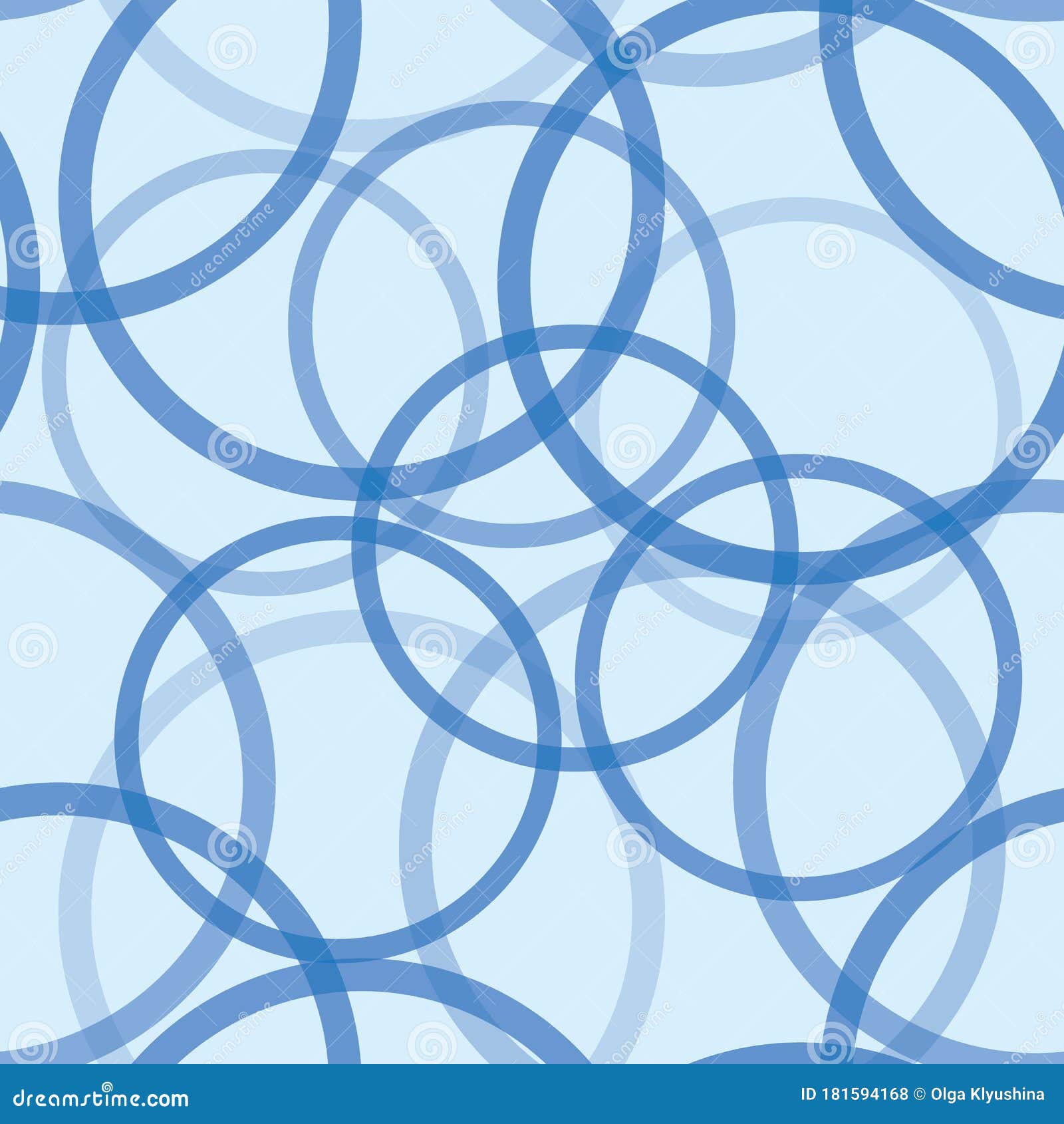 Abstract Circular Seamless Pattern with Different Transparency Stock ...