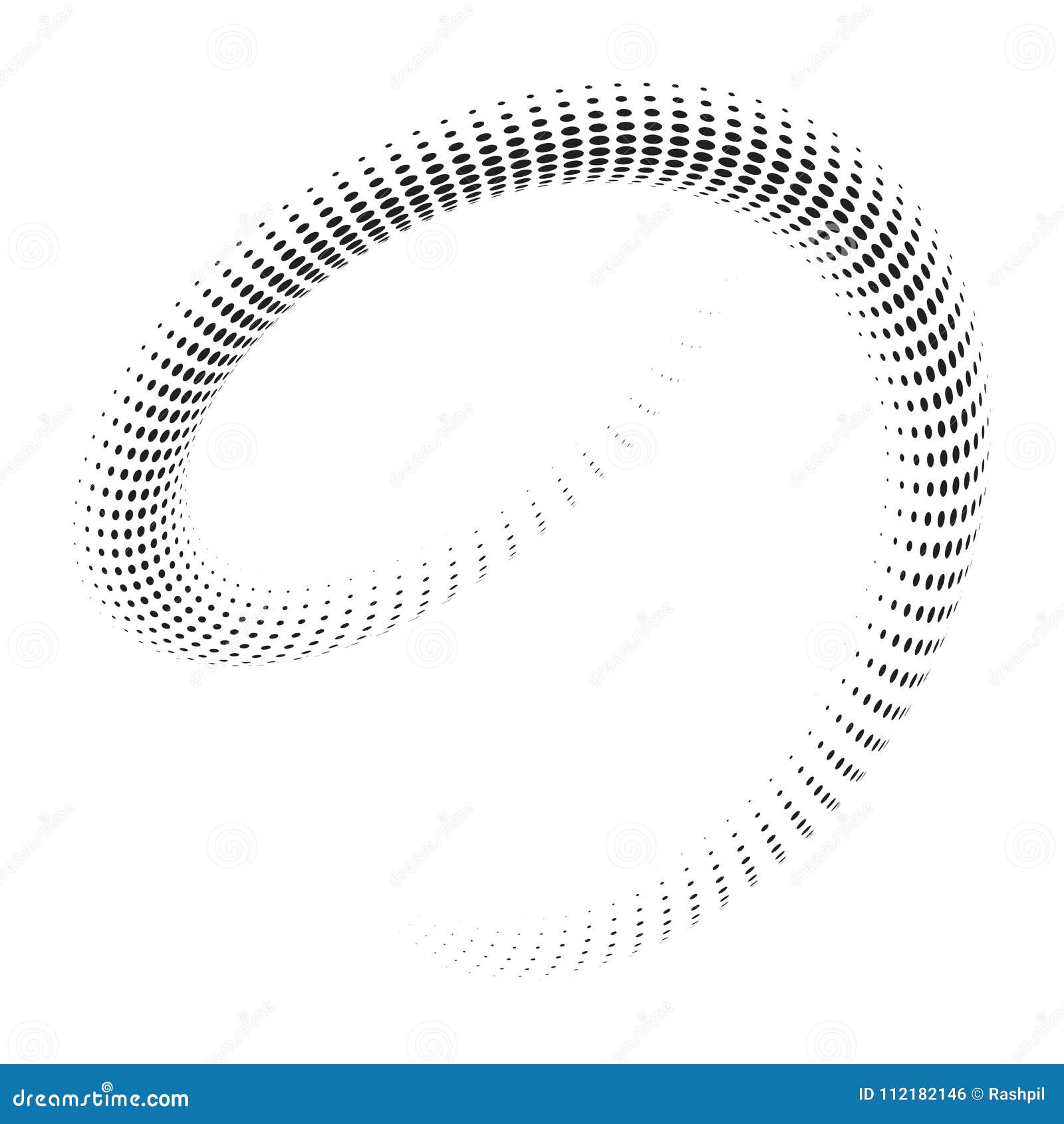 Abstract Circular Spotted Shape Stock Illustration - Illustration of ...