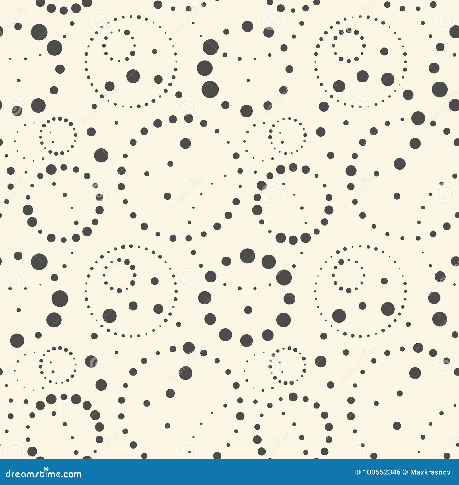 Abstract Circular Texture. Seamless Wedding Wallpaper Stock Vector ...