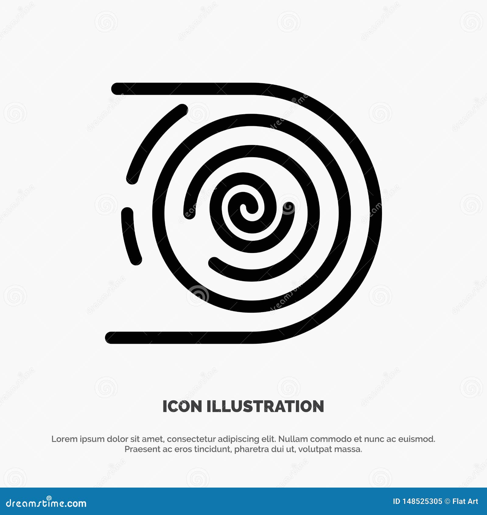 Abstract, Circulation, Cycle, Disruptive, Endless Line Icon Vector ...