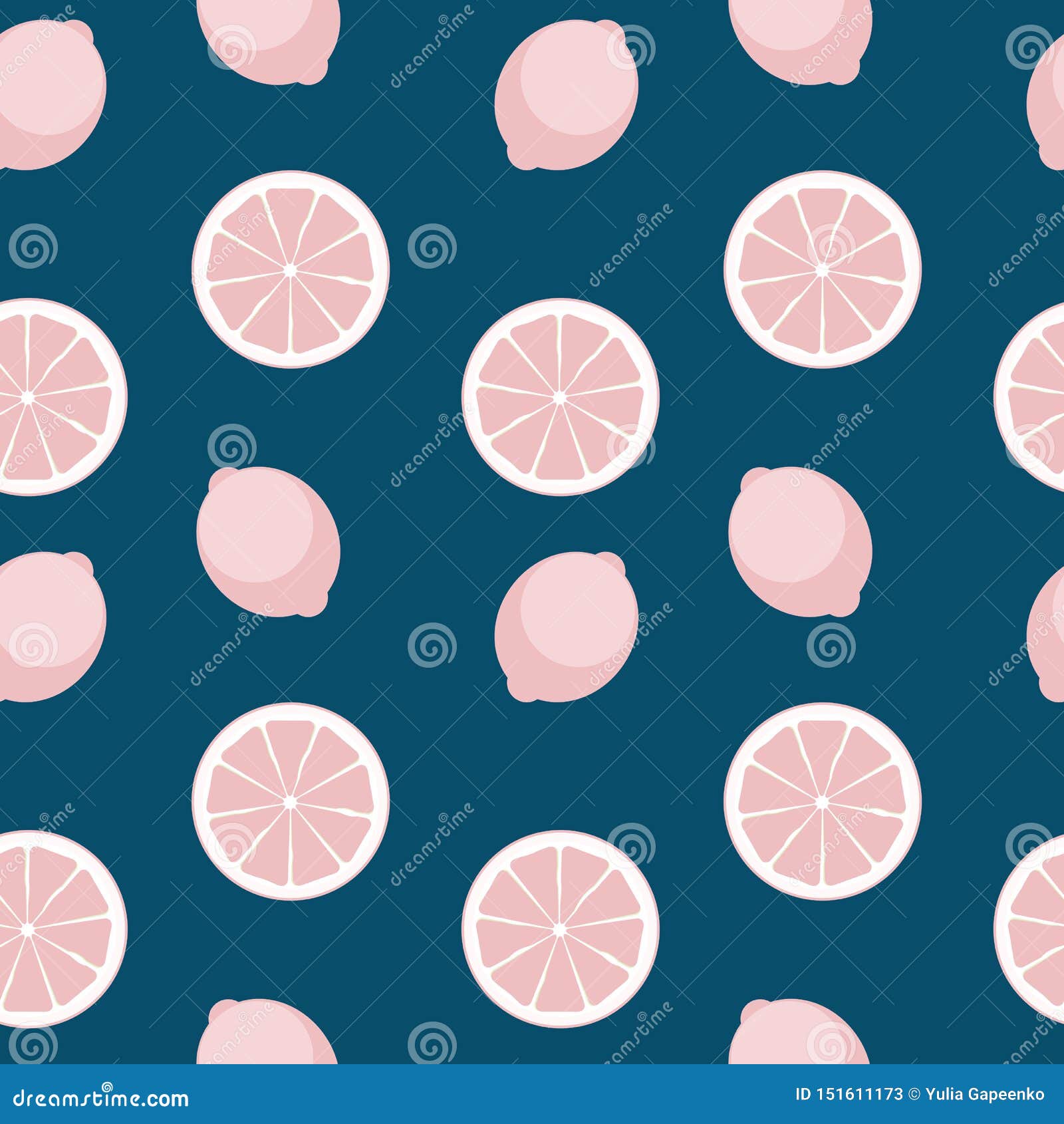 Abstract Citrus Seamless Pattern Background Vector Illustration Stock ... Abstract Citrus Seamless Pattern Background Vector Illustration Stock ...