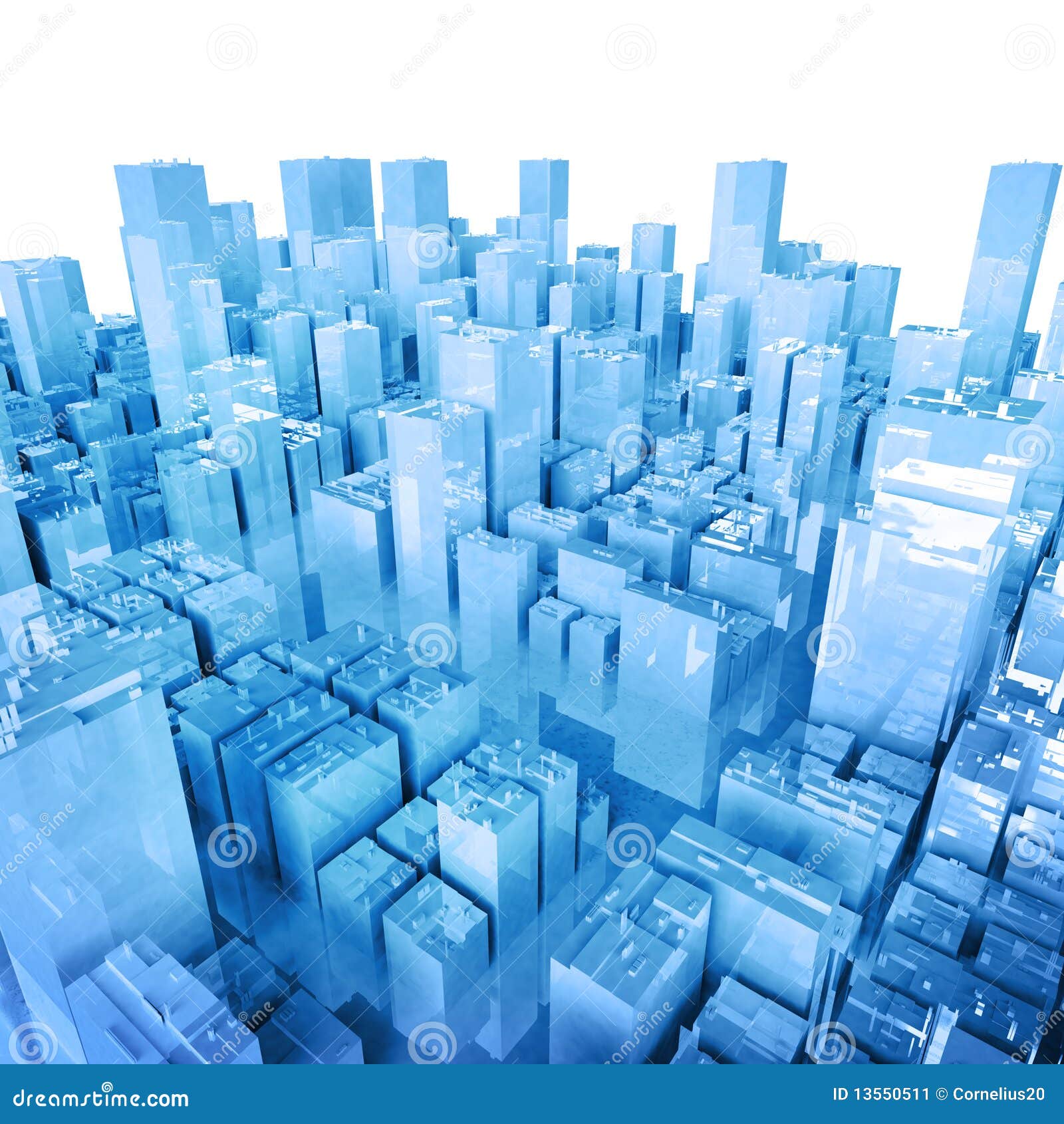 Abstract city stock illustration. Illustration of modern - 13550511