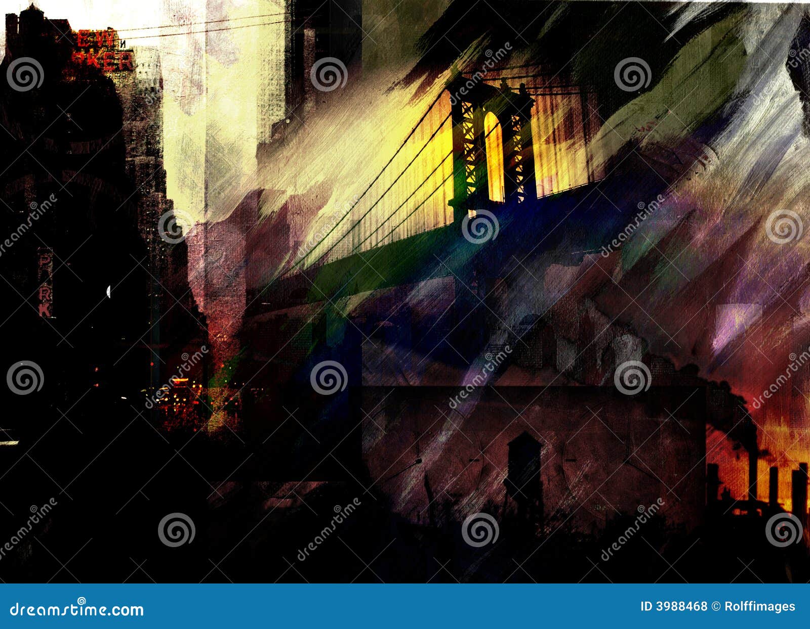 Abstract City stock illustration. Illustration of outline - 3988468