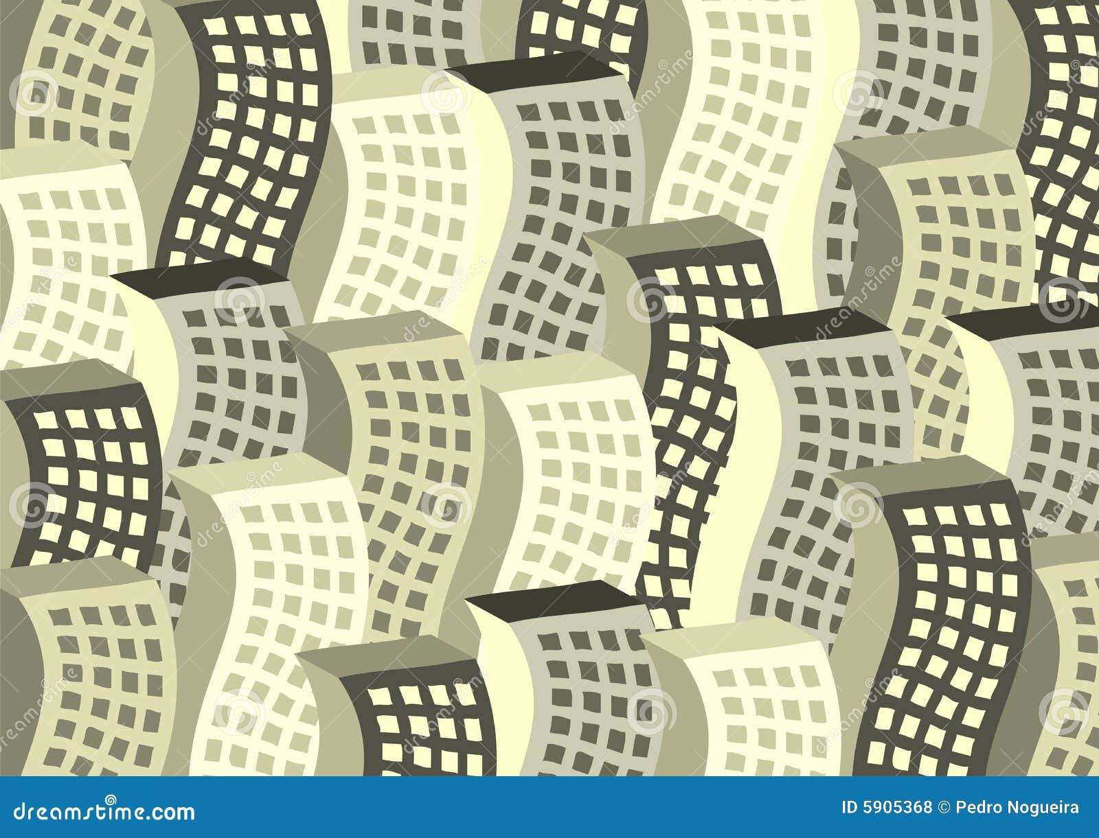 Abstract city escape stock vector. Illustration of tower - 5905368