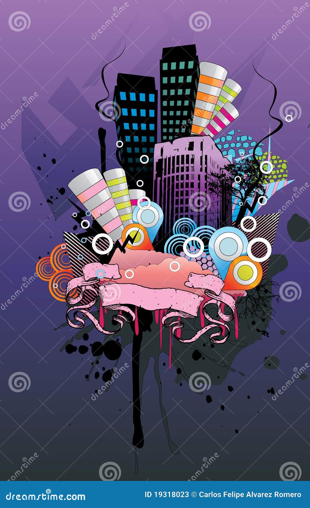 Abstract City Illustration Stock Illustrations – 238,349 Abstract City ...