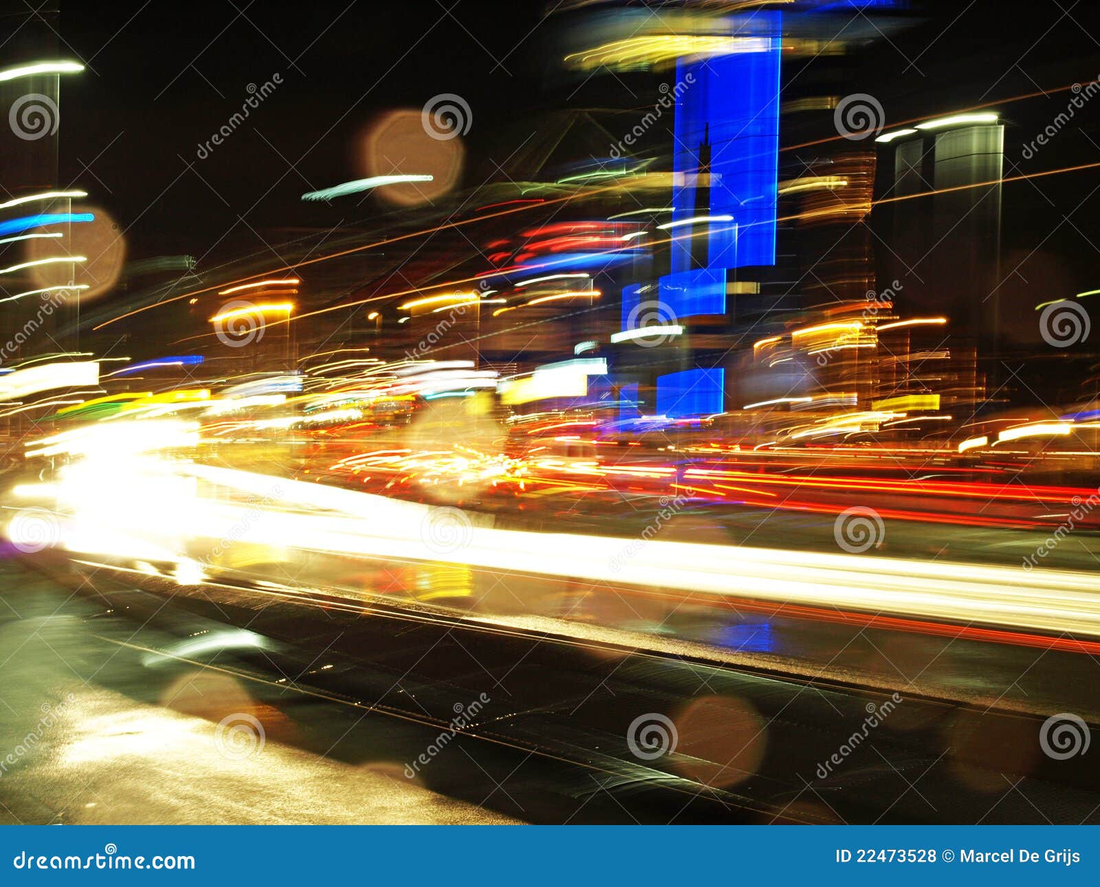 Abstract city lights stock photo. Image of motion, lines - 22473528