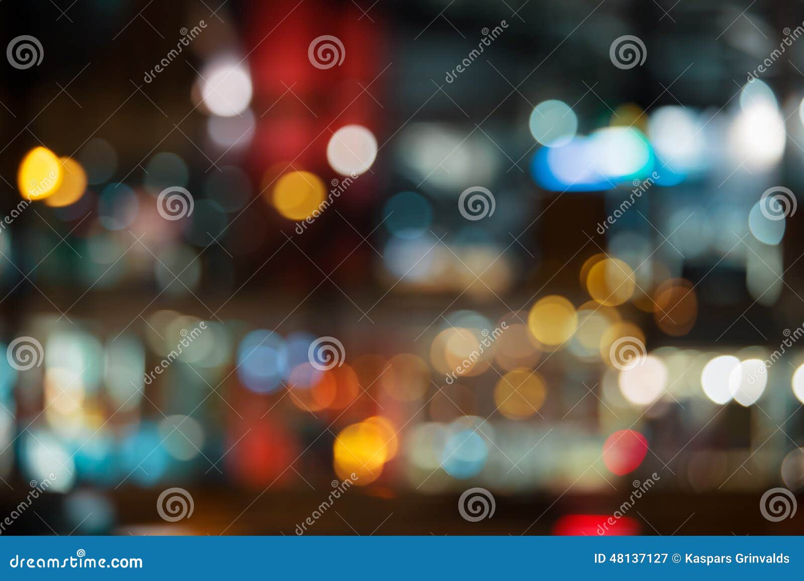 Abstract City Lights Background Stock Image - Image of intense, glow ...