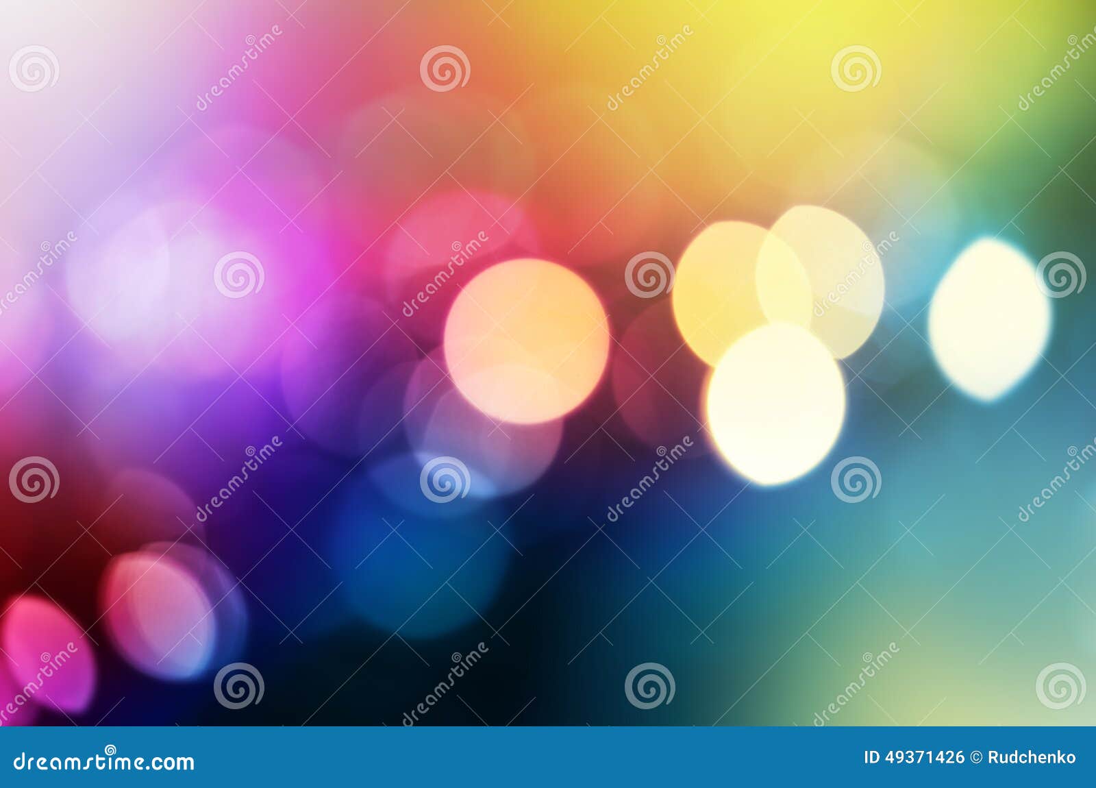 Abstract City Lights Blur Blinking Background. Stock Photo - Image of ...